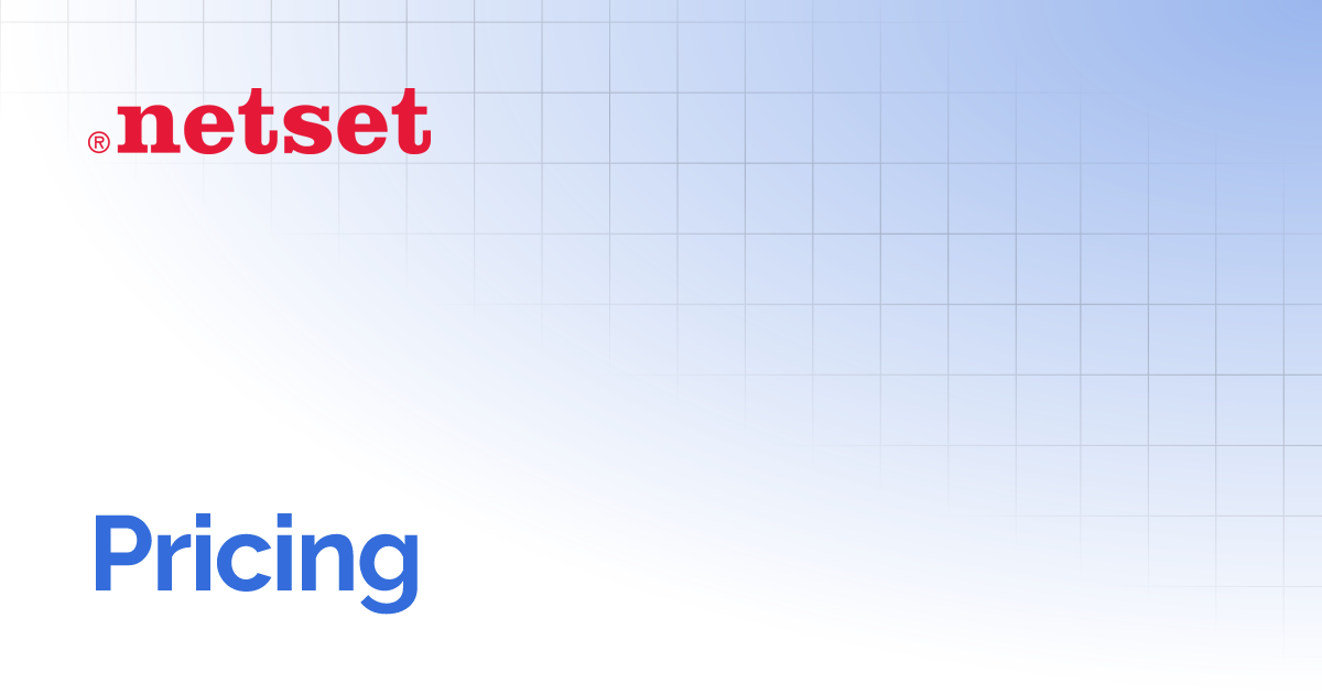 Pricing | Nettailer Online Guide